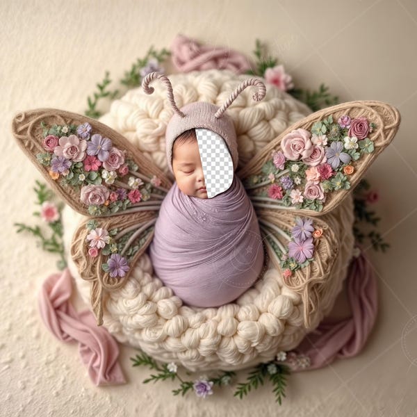 Newborn Butterfly Digital Backdrop - Etsy Canada