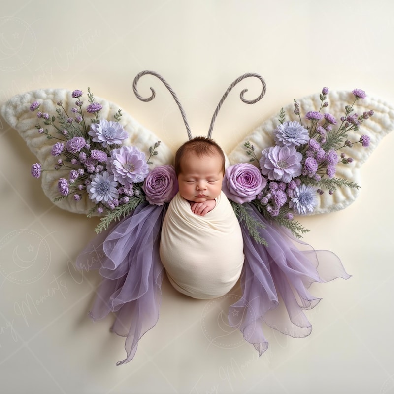 Purple Floral Baby Outfit - Etsy UK