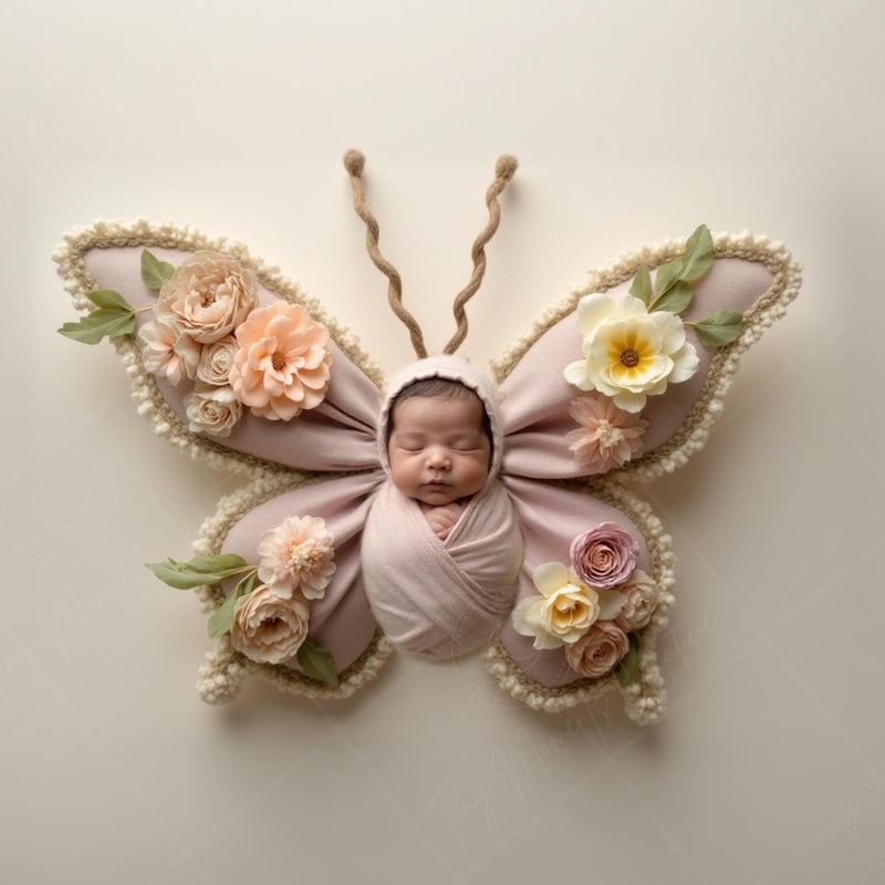Newborn Butterfly Digital Backdrop - Etsy Canada