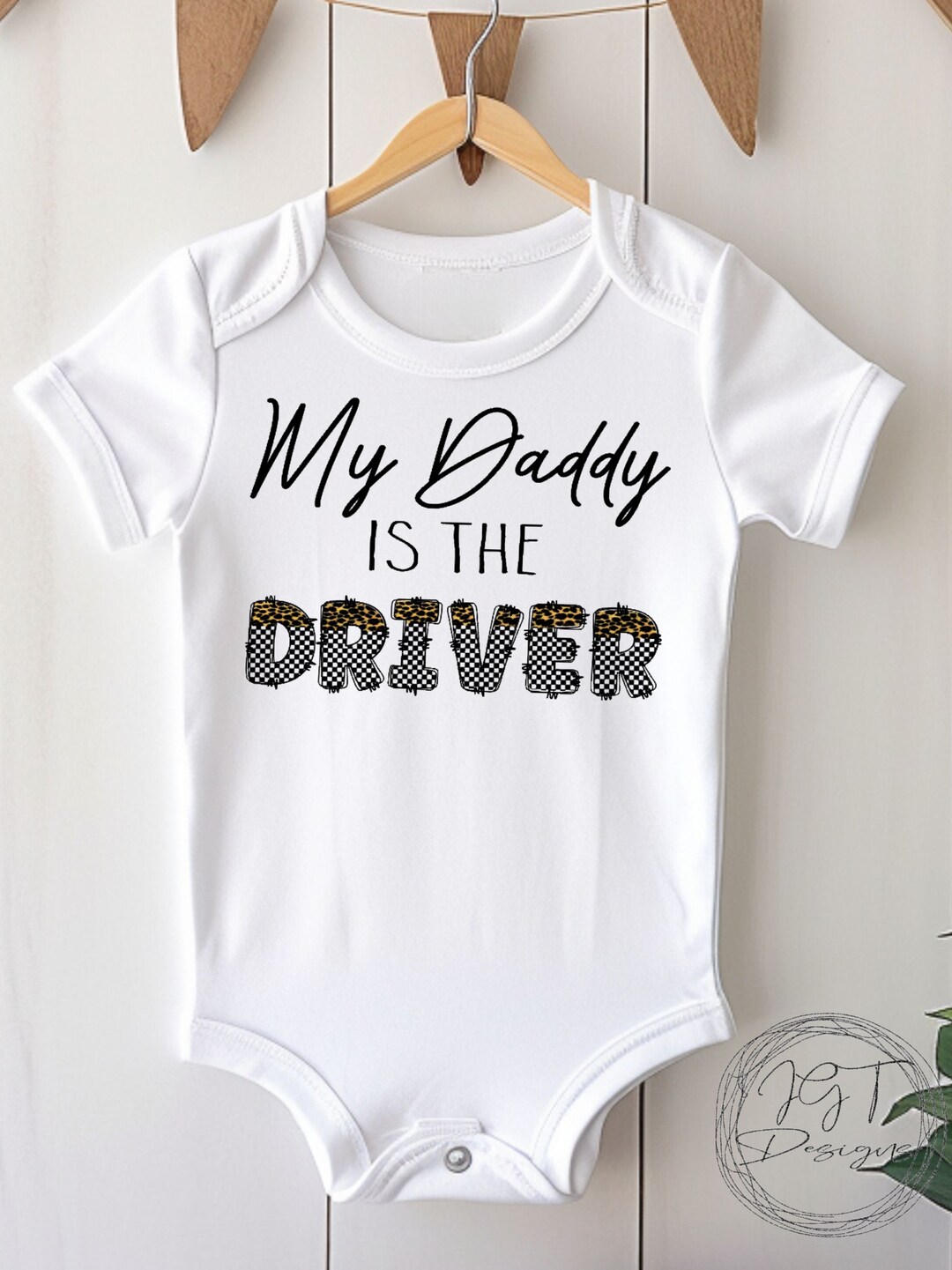 My Daddy is the Driver Baby Bodysuit, Racing Baby Shirt, Kids Shirt - Etsy