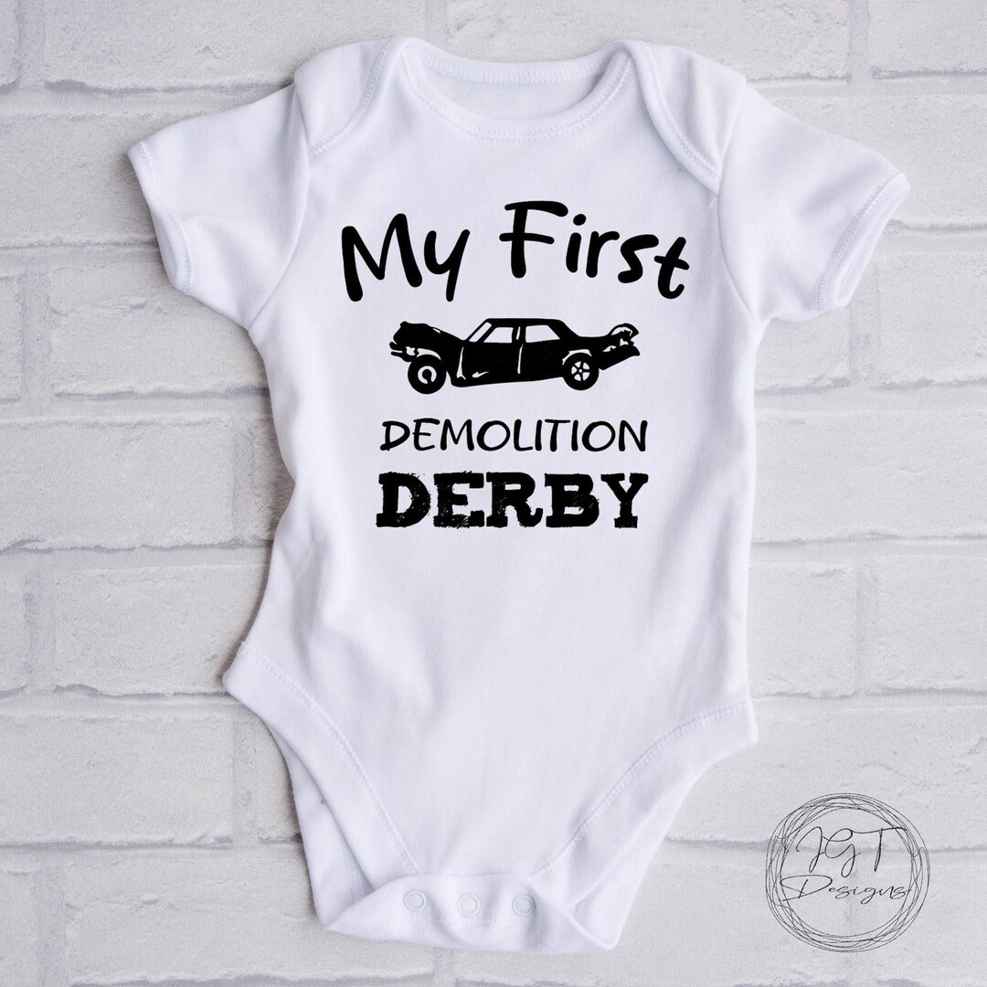 My First Demolition Derby Baby Onesie® Bodysuit - Etsy