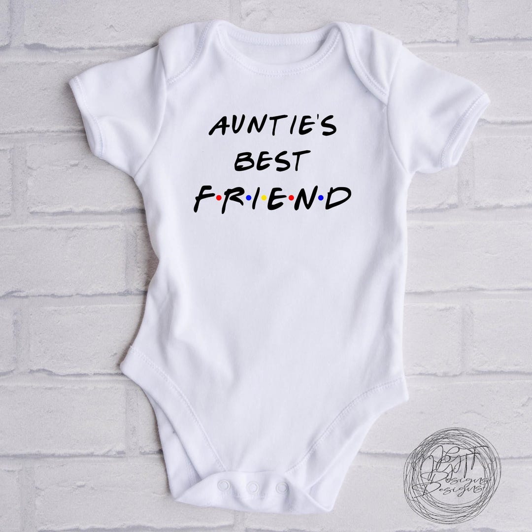 Auntie's Best Friend Baby Onesie® Bodysuit - Friends TV Inspired - Etsy
