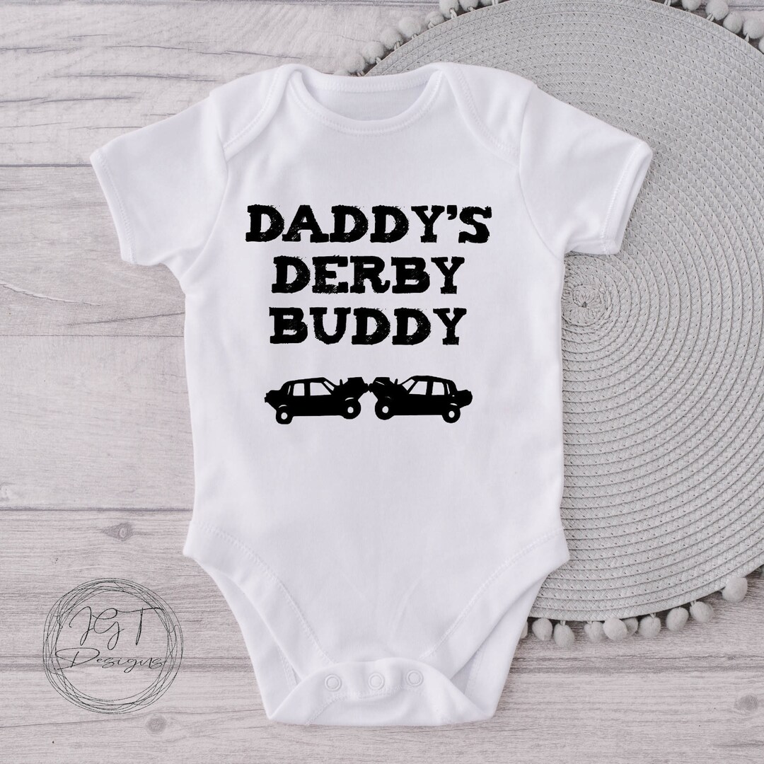 Demolition Derby Baby Onesie® Bodysuit - Daddy’s Derby Buddy - Etsy