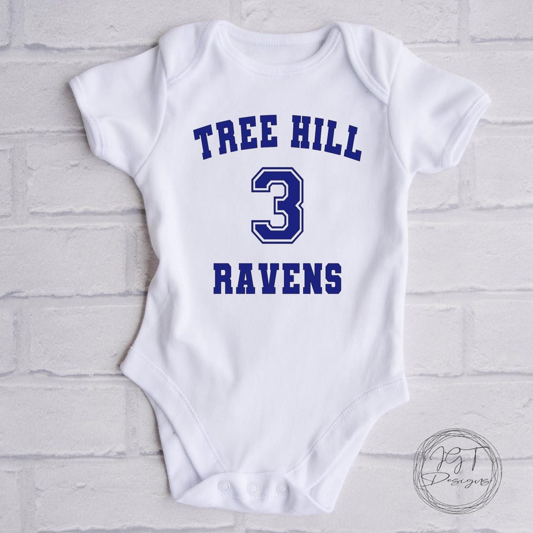 Tree Hill Ravens Baby Onesie® Bodysuit - TV Show - Etsy