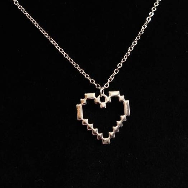Pixel Necklace - Etsy