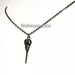 Black Bird Skull Metal Charm Stainless Steel Necklace Pendant Amulet ...