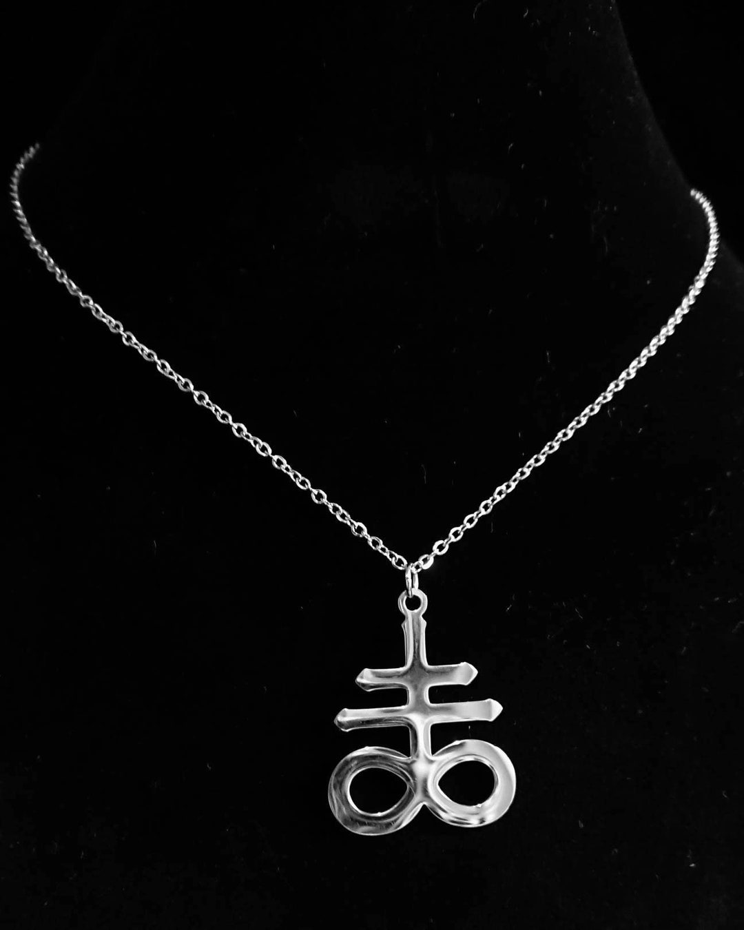 Stainless Steel Leviathan Cross Adjustable Short Necklace - Etsy