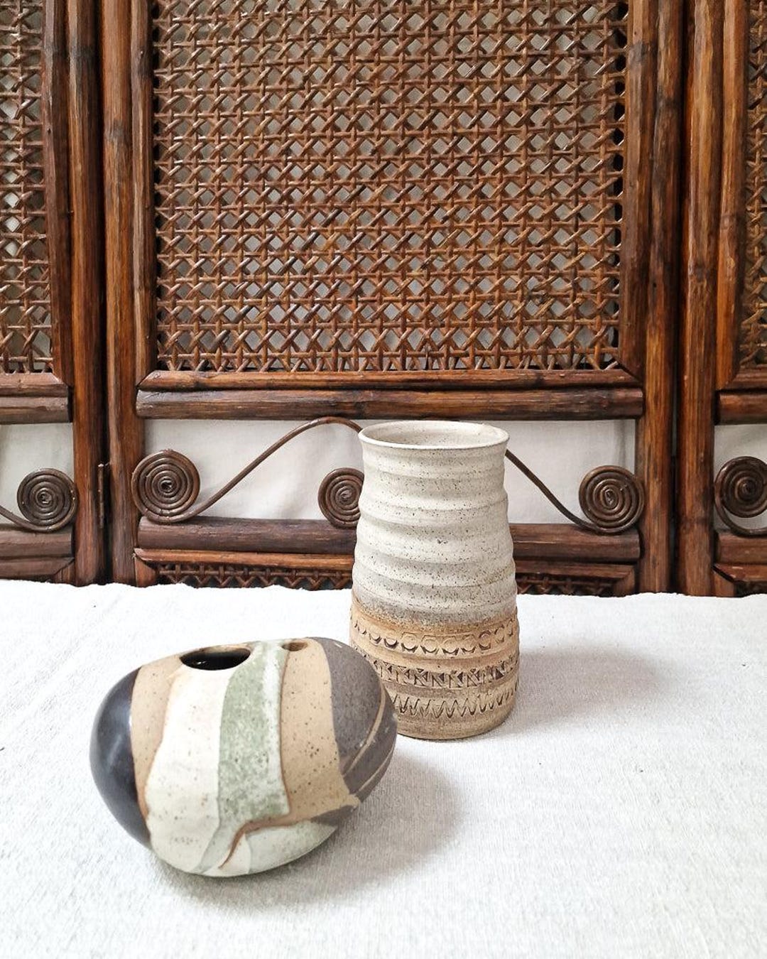 Mid Century Pebble Studio (potpourri) Pottery Vase - Etsy