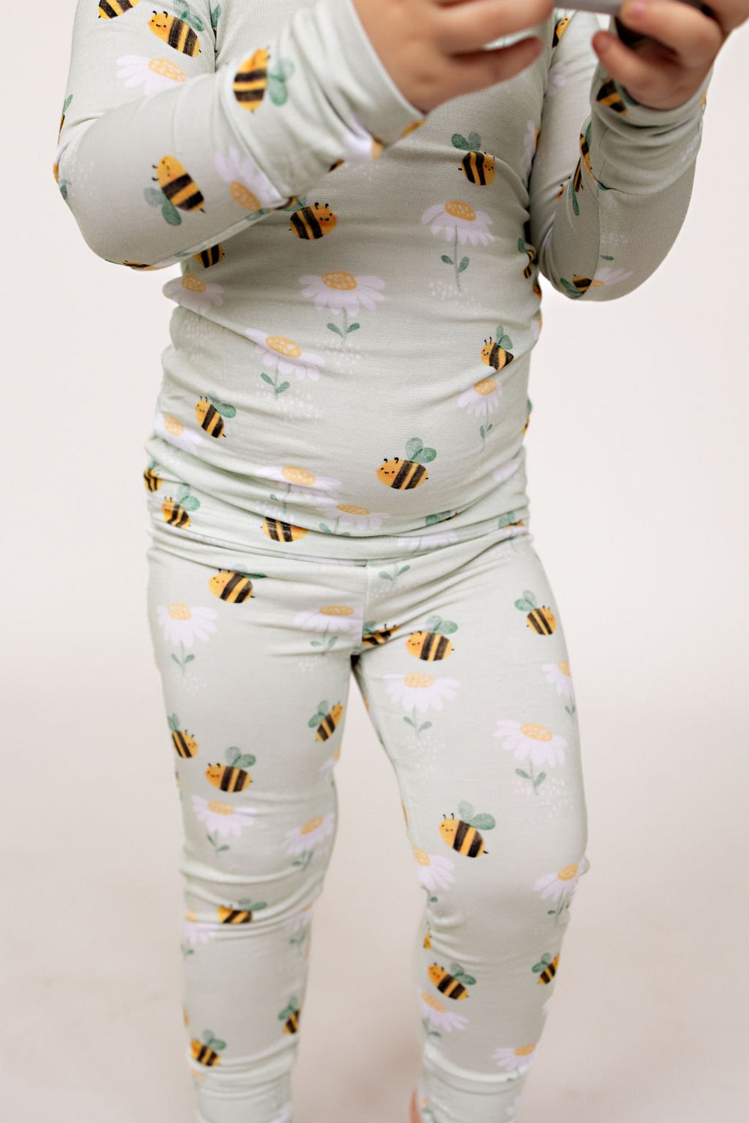 Bumble Bees Bamboo Two Piece Toddler Pajamas - Etsy
