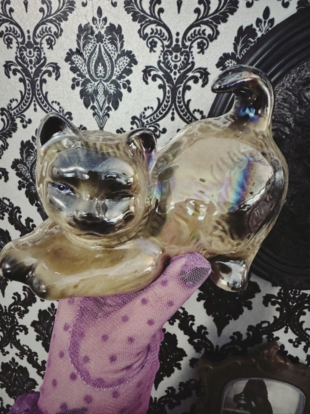 Vintage Siamese Ceramic Cat Cat Lady Decor Gift Antique Kitsch Mid ...