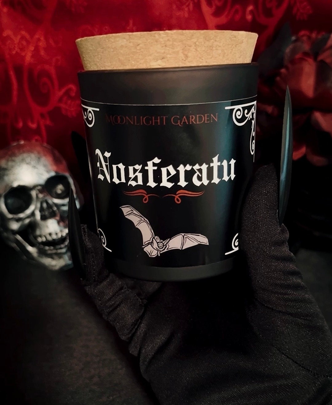 Nosferatu Coconut Wax Candle Halloween Goth Gothic Dark Decor Gift ...