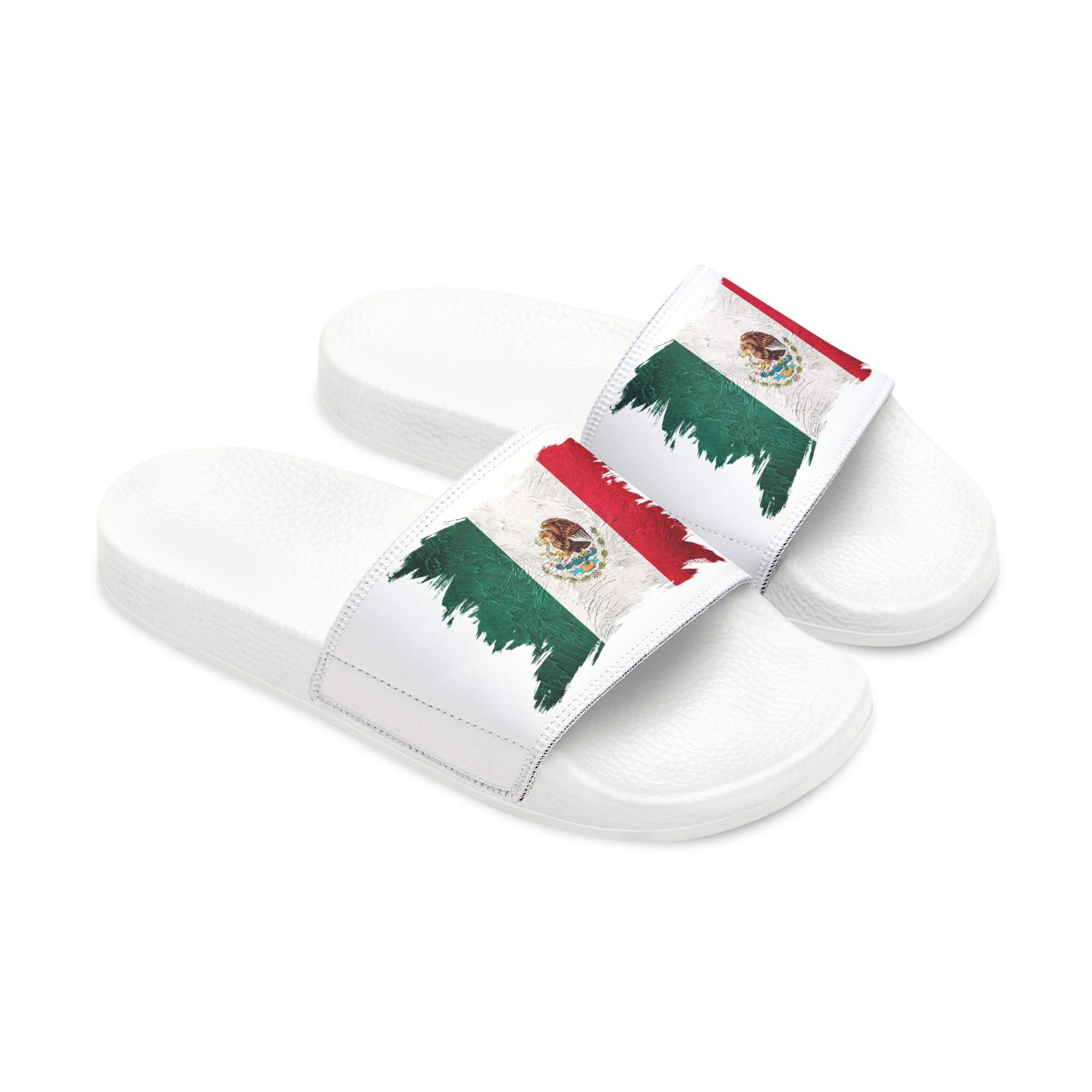 Unisex Mexico Flag Sliders | Patriotic Gift Idea | Bath Slipper | House ...