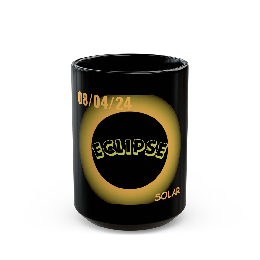 Eclipse Solar Black Mug 11oz, 15oz / Coffee Cup / Gift for Her /eclipse ...