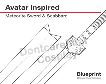 Sword Blueprint | Etsy