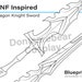 Dungeon Fighter Online Inspired - Dragon Knight Sword - Blueprint - PDF ...