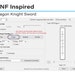 Dungeon Fighter Online Inspired - Dragon Knight Sword - Blueprint - PDF ...