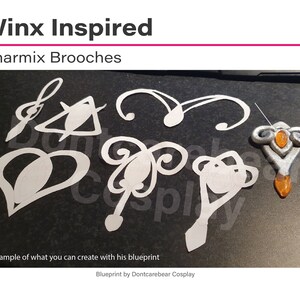 Winx Inspired - Charmix Brooches - Blueprint - PDF - Digital Download ...