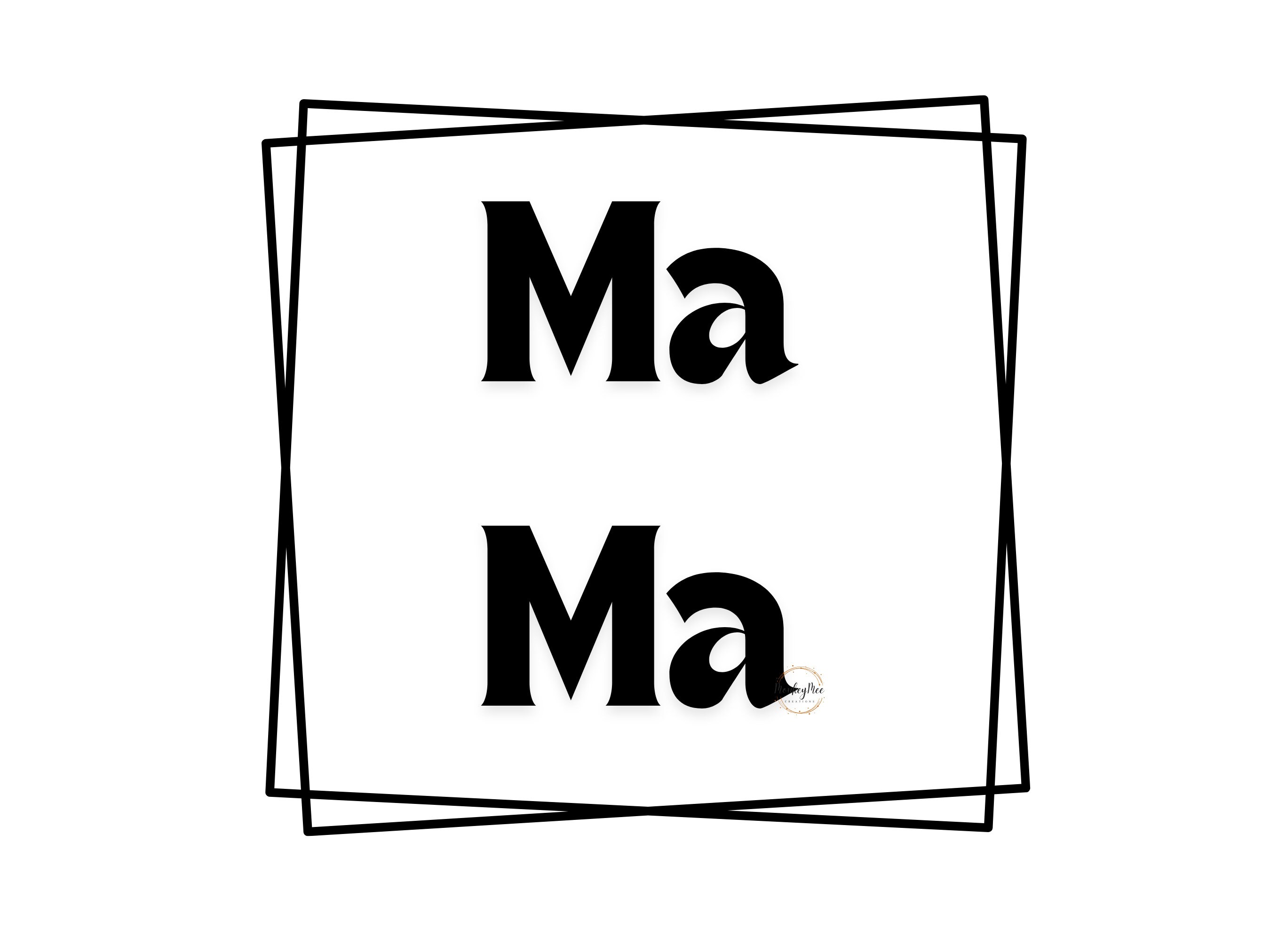 Ma Ma PNG File, Sublimation Designs Download, Digital, Mom, Mother's ...