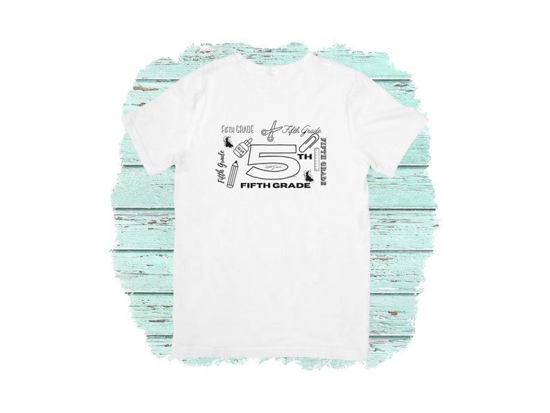 5th Grade Typography PNG File, Sublimation Design (digital Download) - Etsy