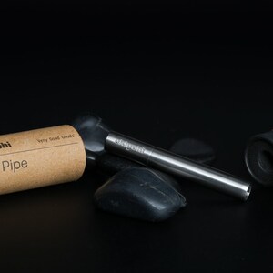 Minimalist One Hitter Titanium Pipe for Dugout. the m1 in Titanium by Ukiyohi - Etsy