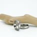 Minimal Hand-ground Titanium Ring faceted: the - Etsy