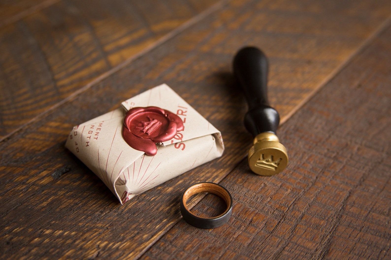 Minimal Hand-ground Titanium Ring (faceted): "the Charles" 6mm ...