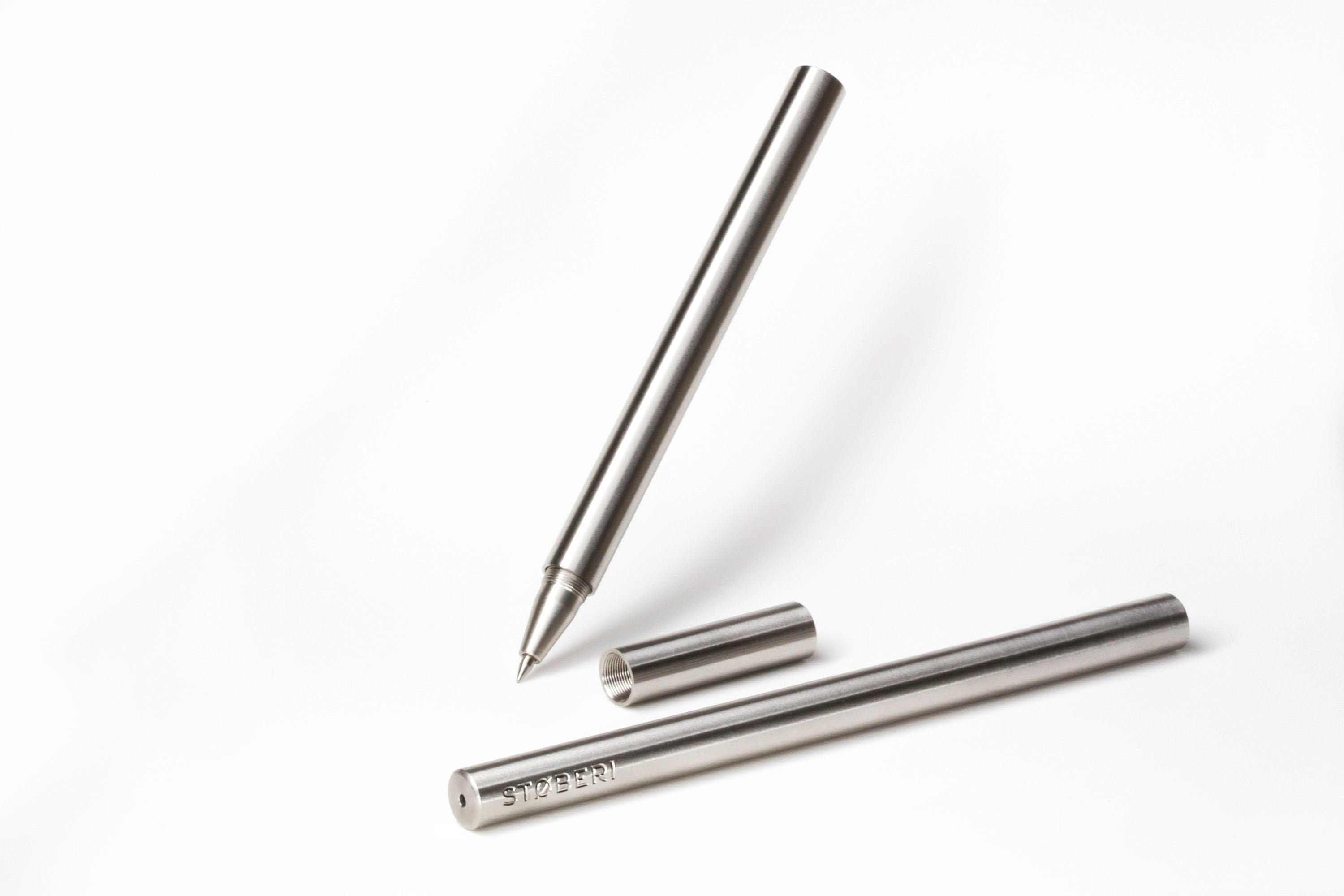 Minimalist Steel Pen. Heavy Stainless Steel. Smooth Writing. Danish ...