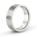 Minimal Hand-ground Titanium Ring faceted: the Charles 6mm. Optional ...
