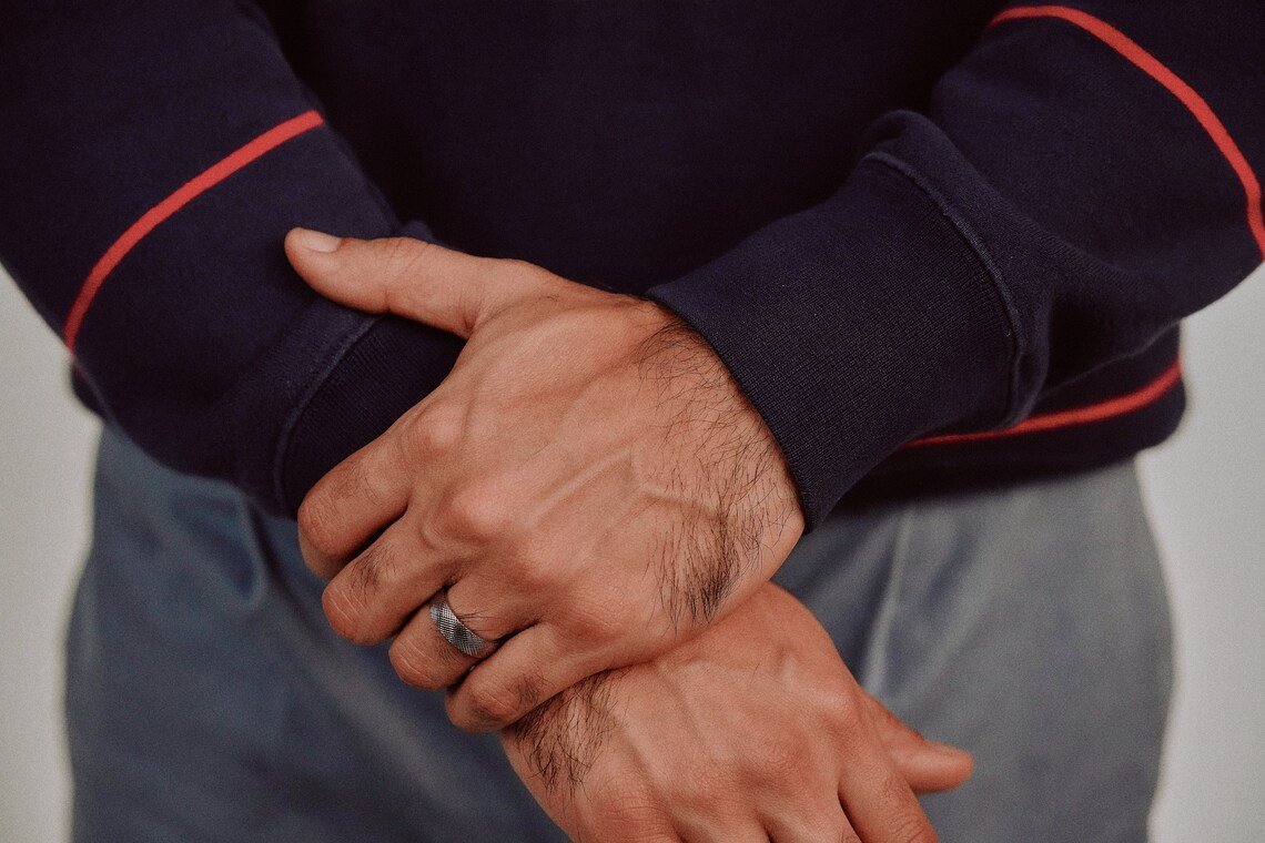 Minimal Domed Knurled Titanium 6mm Ring: the MCA. Slight Dome With ...