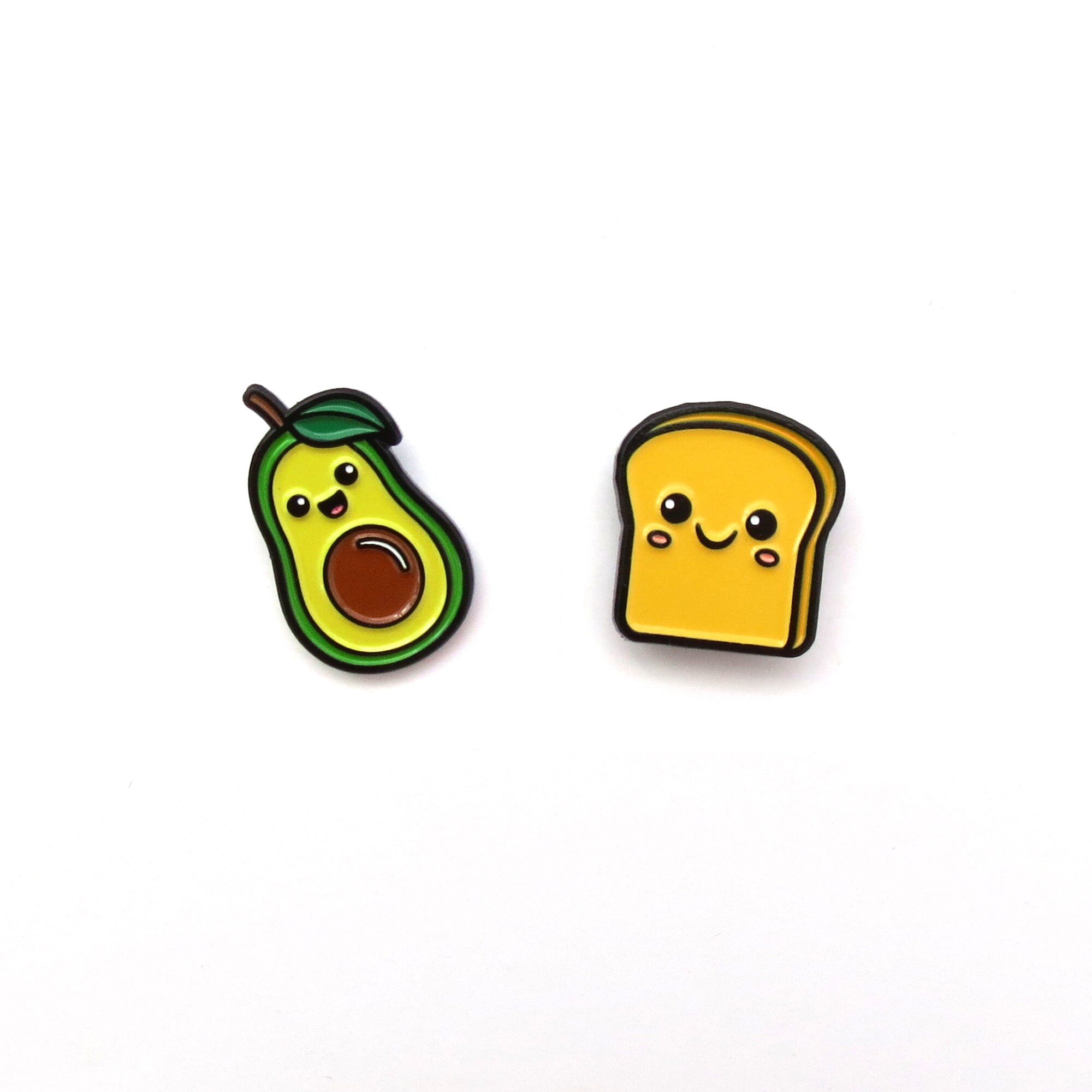Avocado & Toast Enamel Pin Set of 2 Soft Enamel Pins Lapel - Etsy