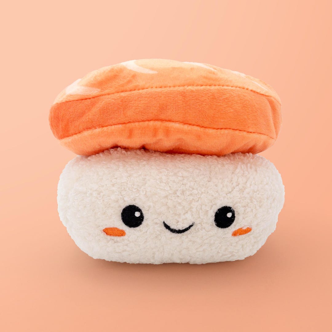 Sushi Plushie - 5" Large Soft Plush Toy - Food Plush - Stuff Animal ...