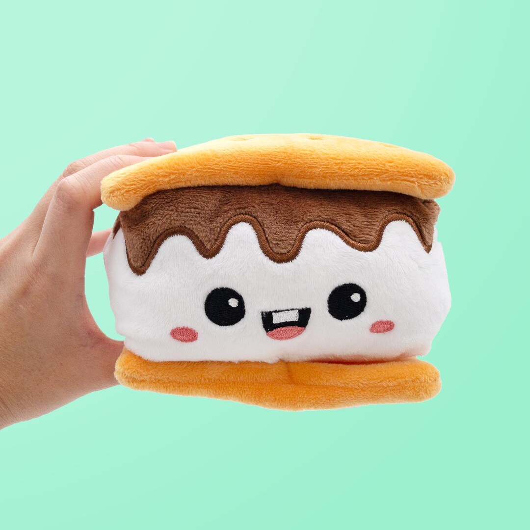 Soft & Cuddly S'mores Plushie - Perfect Gift for Food Lovers - Kawaii ...