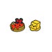 Pancake & Butter Enamel Pin Set of 2 Soft Enamel Pins - Etsy