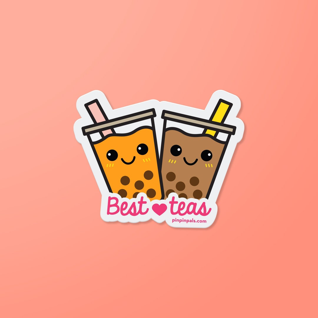 Best Thai Tea & Milk Tea - Vinyl Sticker - Cute Sticker - Waterproof ...