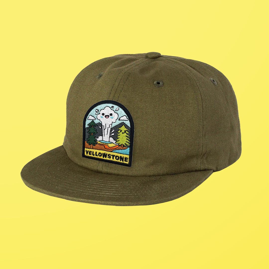 Yellowstone National Park Hat - 6 Panel Hat - Low Profile - Etsy