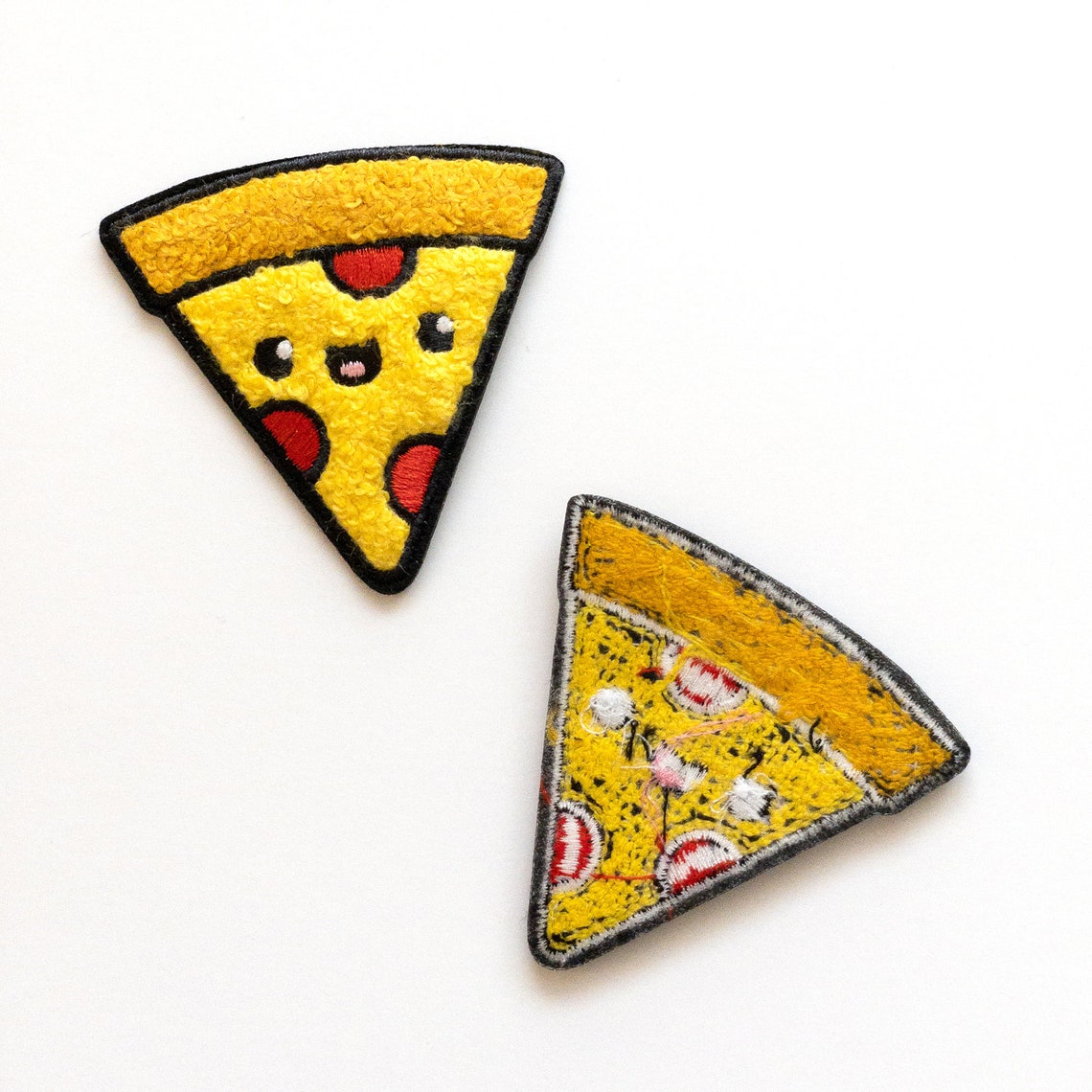 Pizza Iron on Patches Chenille Patches Cute Patches - Etsy
