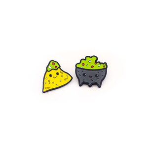 Chip & Guac Enamel Pin Set of 2 - Soft Enamel Pins - Lapel Pins - Food ...