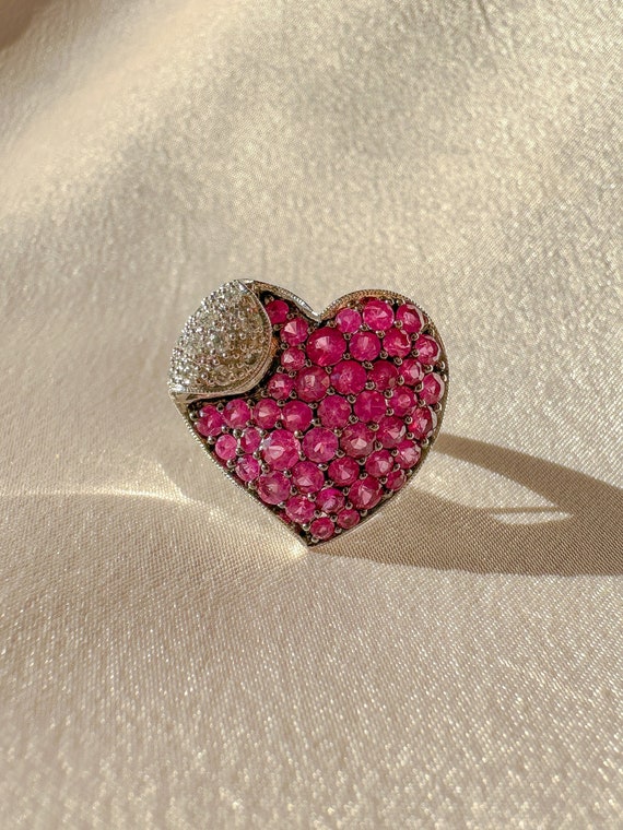 Vintage ruby heart - Gem