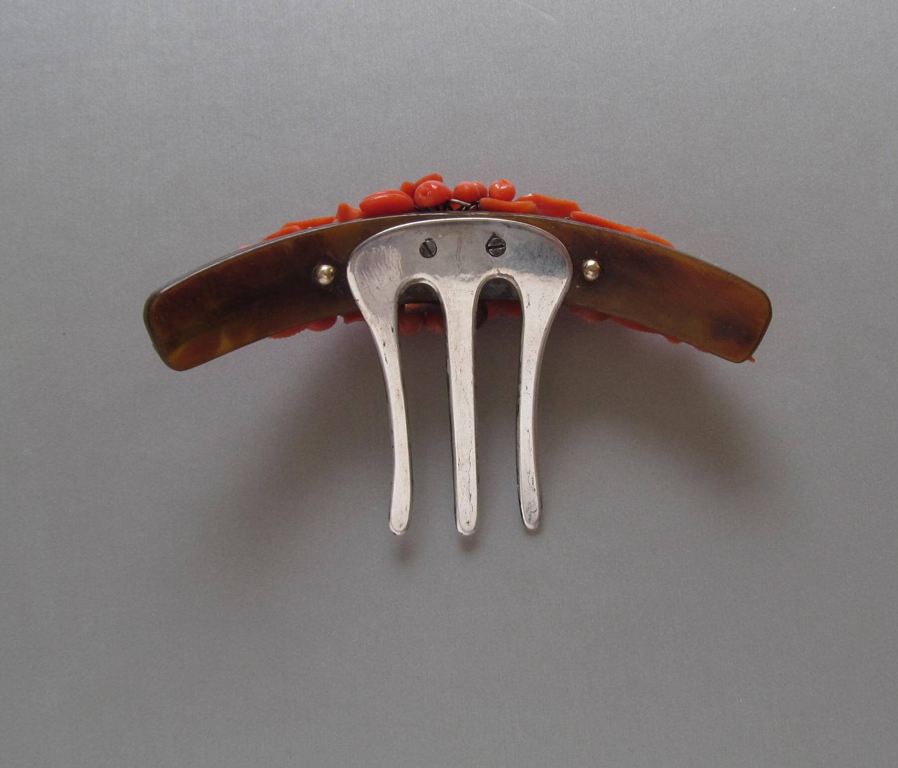 Antique Italian Coral Comb Victorian Coral Comb Hair Pin - Etsy