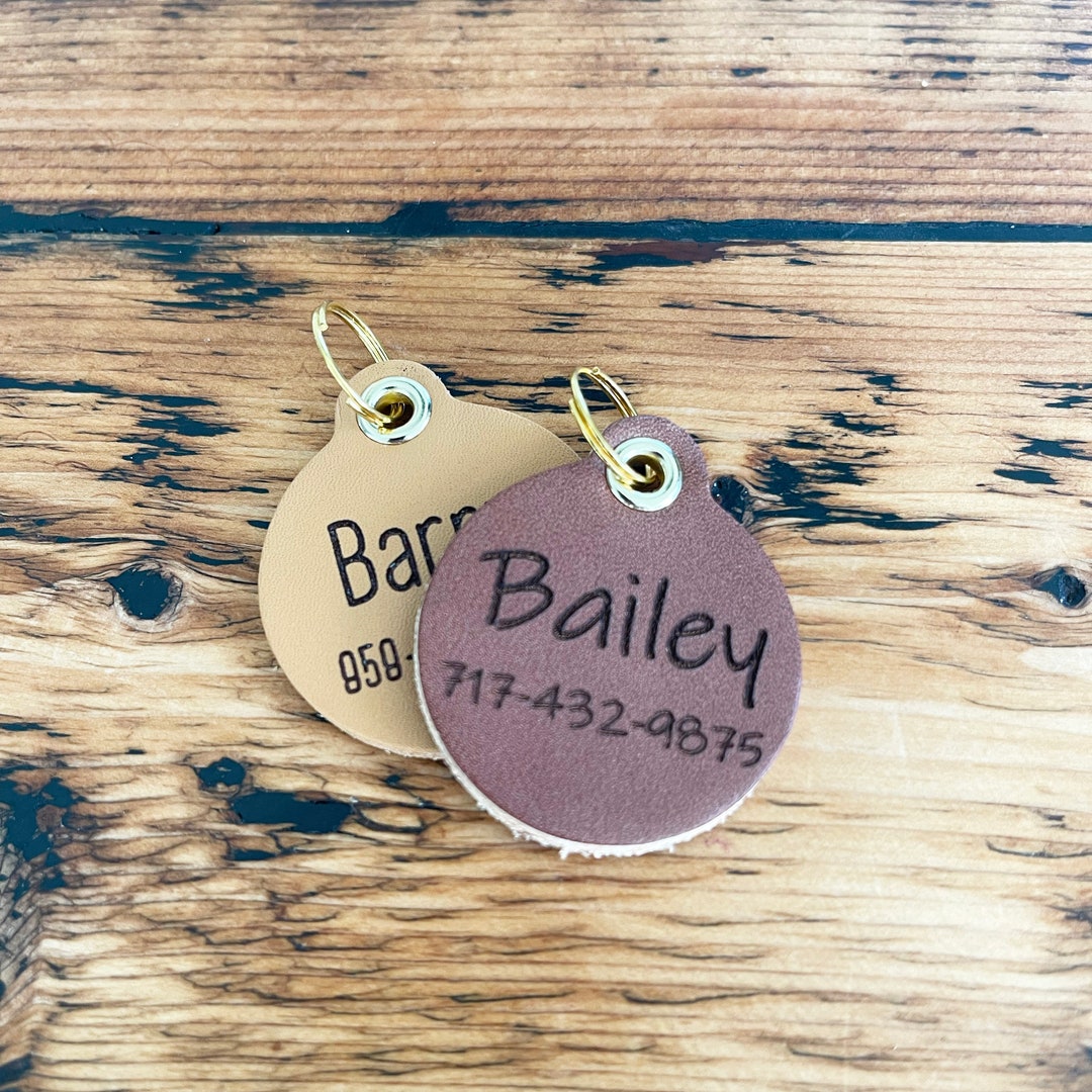 ADD ON Only: Personalized Collar ID Tag Must Purchase Collar Separately ...