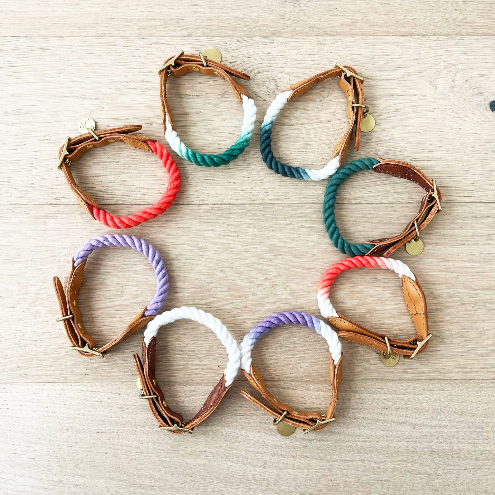 White Rope Dog Collar Adjustable Rope Dog Collar - Etsy