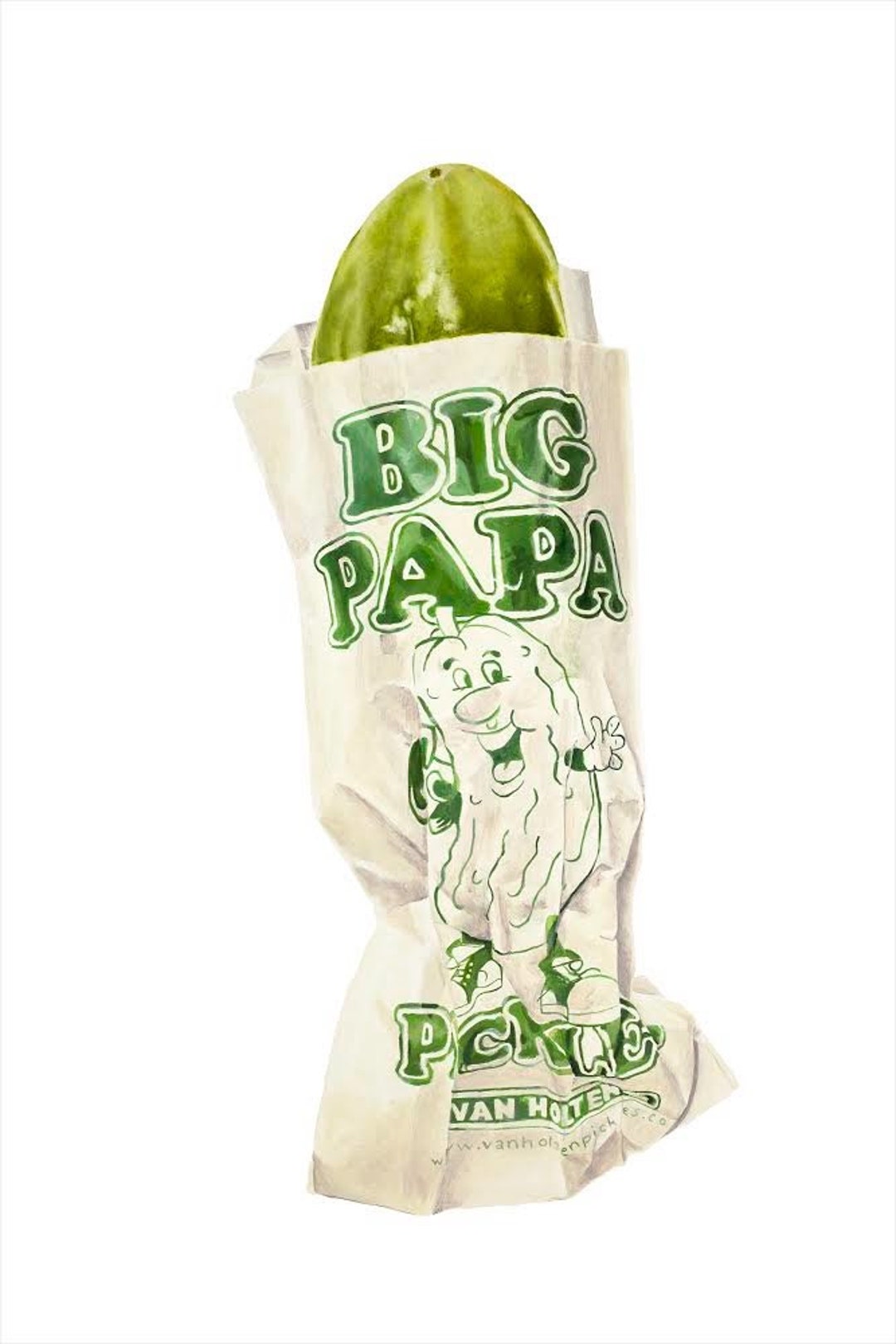 12x18 Movie Theater Pickle Giclee Print of Photo-realist Oil Painting ...