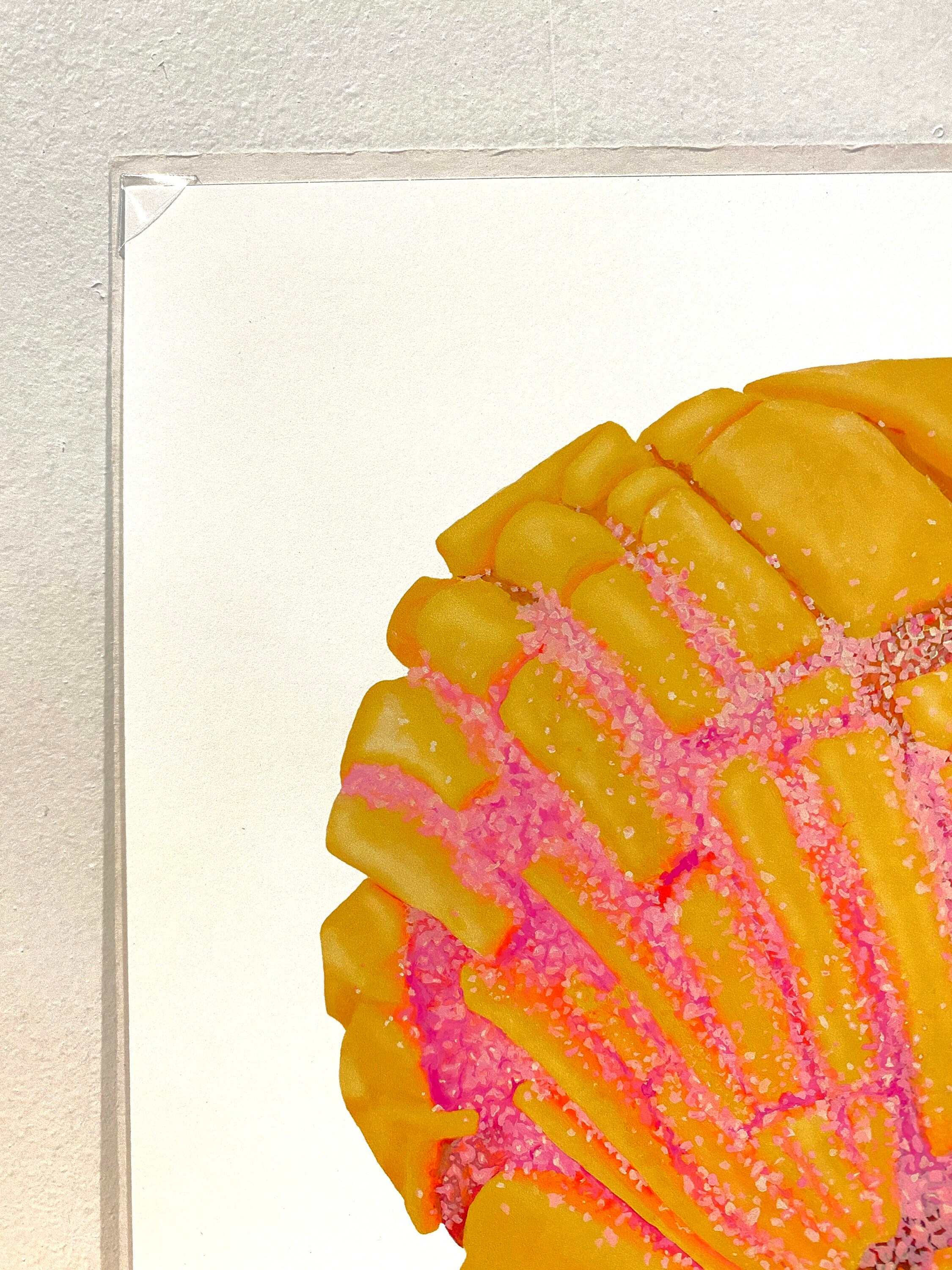 8x8 Pink Sugar Concha Giclee Print of Oil Painting - Etsy