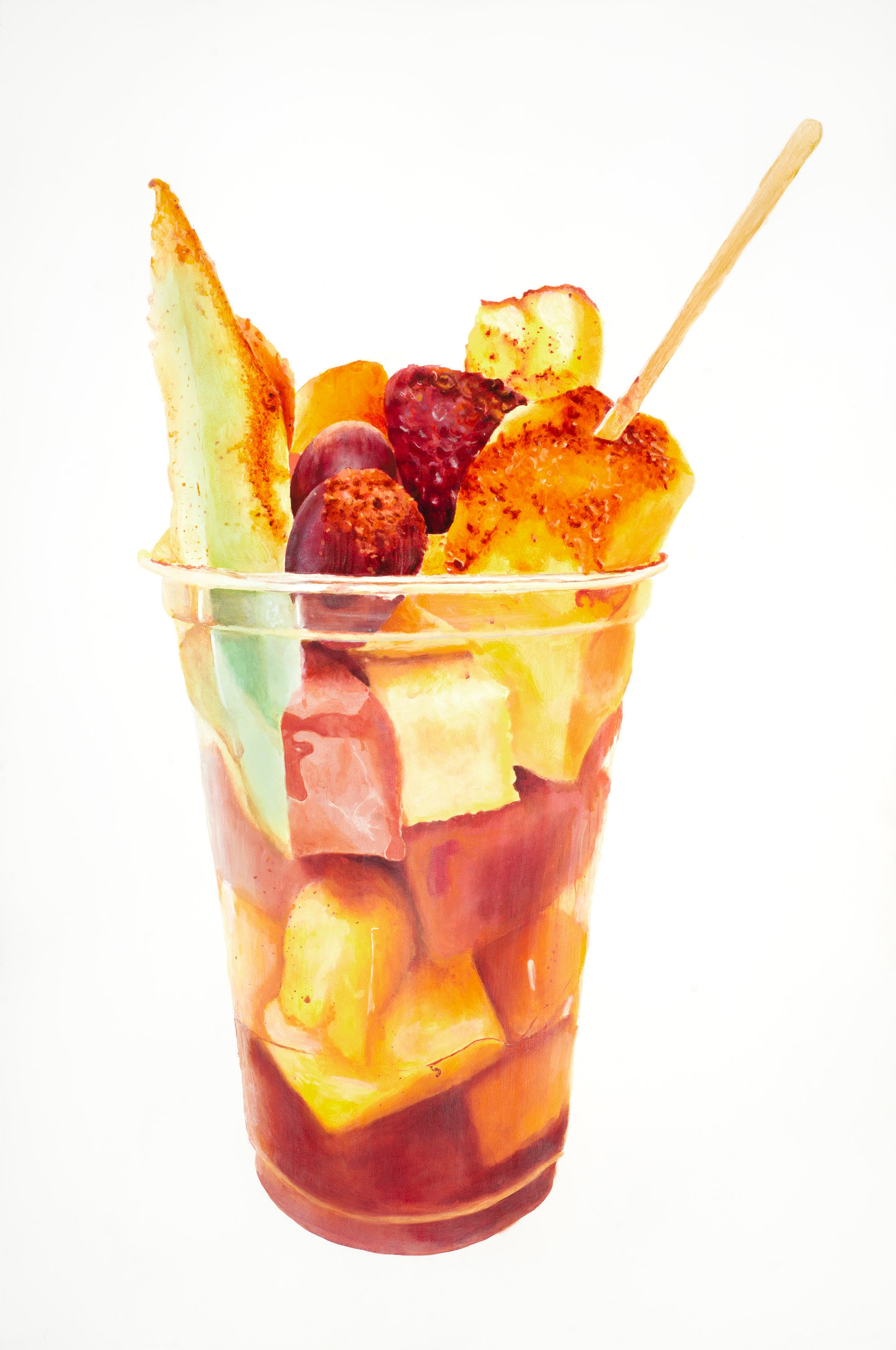 12x18 Fruit Cup Giclee Print of Photo-realist Oil Painting - Etsy