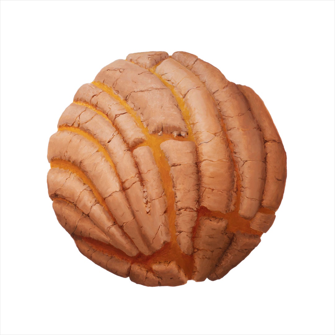 Brown Concha Giclee Print of Oil Painting - Etsy