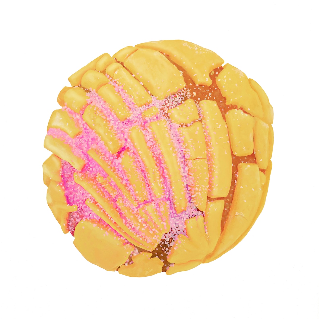 8x8 Pink Sugar Concha Giclee Print of Oil Painting - Etsy