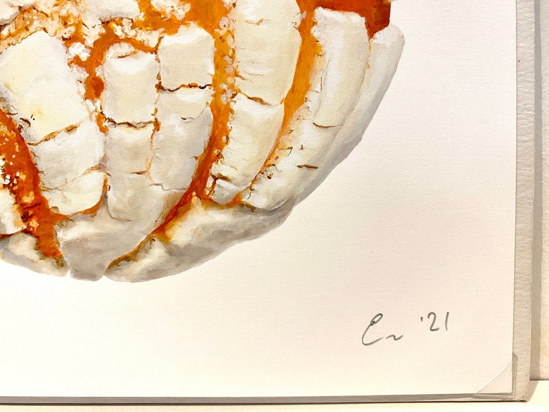 White Concha 2 Giclee Print of Oil Painting - Etsy