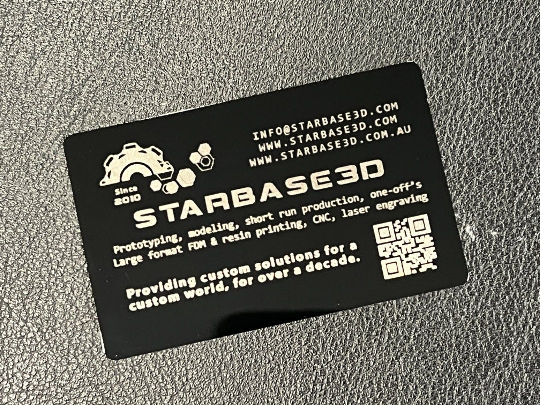 Custom Made Metal Business/id Cards. - Etsy