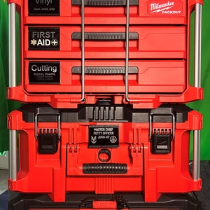 Laser Engraved Label System for Milwaukee Packout Drawers. - Etsy