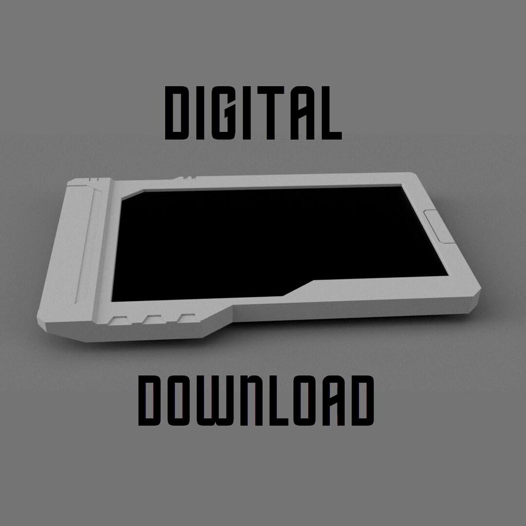 Sci-fi Tablet Prop - Digital Download STL for 3d Printing - Etsy
